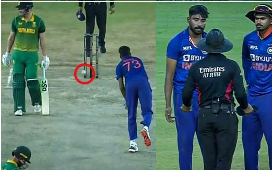 WATCH: Siraj bizarrely argues for dead ball with umpire after conceding ...